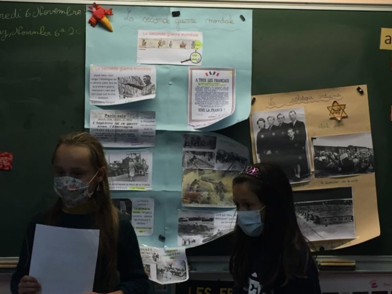 Un exposé devoir de mémoire CM1/CM2 » École élémentaire Léon Blum – Longvic